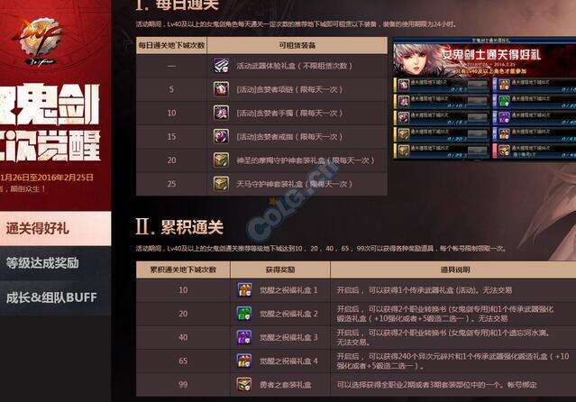 DNF2月25日到期活动内容汇总整理篇_特玩网DNF专区
